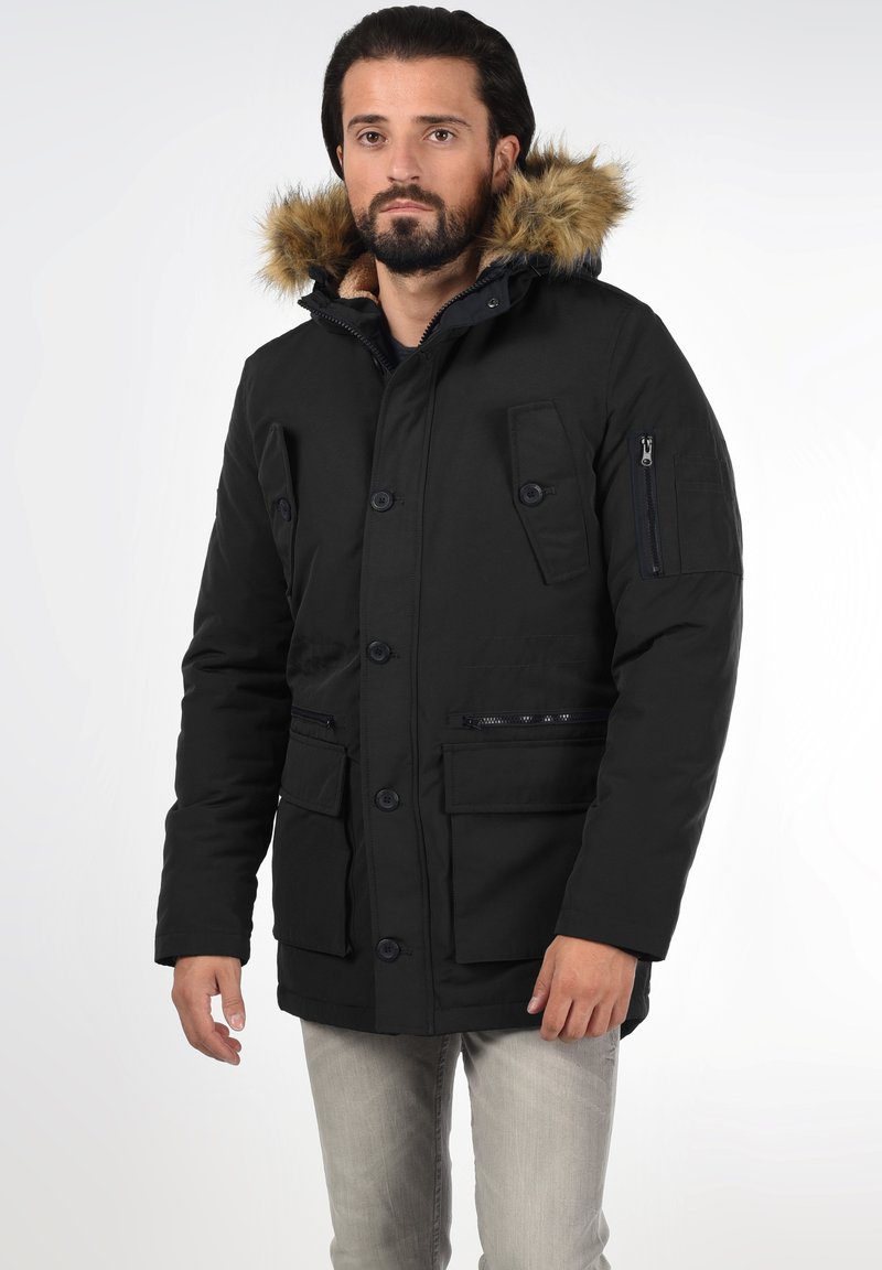 INDICODE JEANS IDRUFFY - Winter coat - black - Zalando.ie
