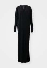 Norma Kamali DOLMAN WRAP GOWN SIDE SLIT - Robe de cocktail - black/noir ...