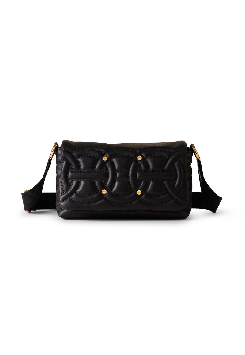 Borbonese RONDO SMALL - Bandolera - black/negro - Zalando.es
