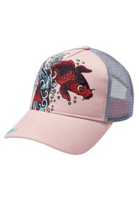 Ed Hardy KOI FISHING TWILL FRONT - Cap - dusty pink grey/pink - Zalando.at