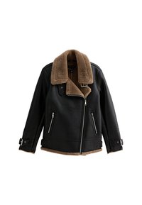 New Look AVIATOR - Imitatieleren jas - black/zwart - Zalando.nl