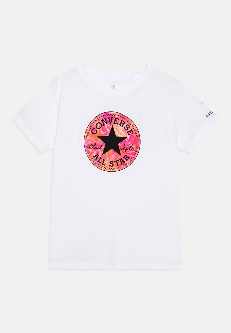 Converse CHUCK PATCH GRAPHIC - T-shirts med print - white/hvit - Zalando.no