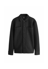 Next TEXTURE SHACKET - REGULAR FIT - Chaqueta fina - black/negro ...