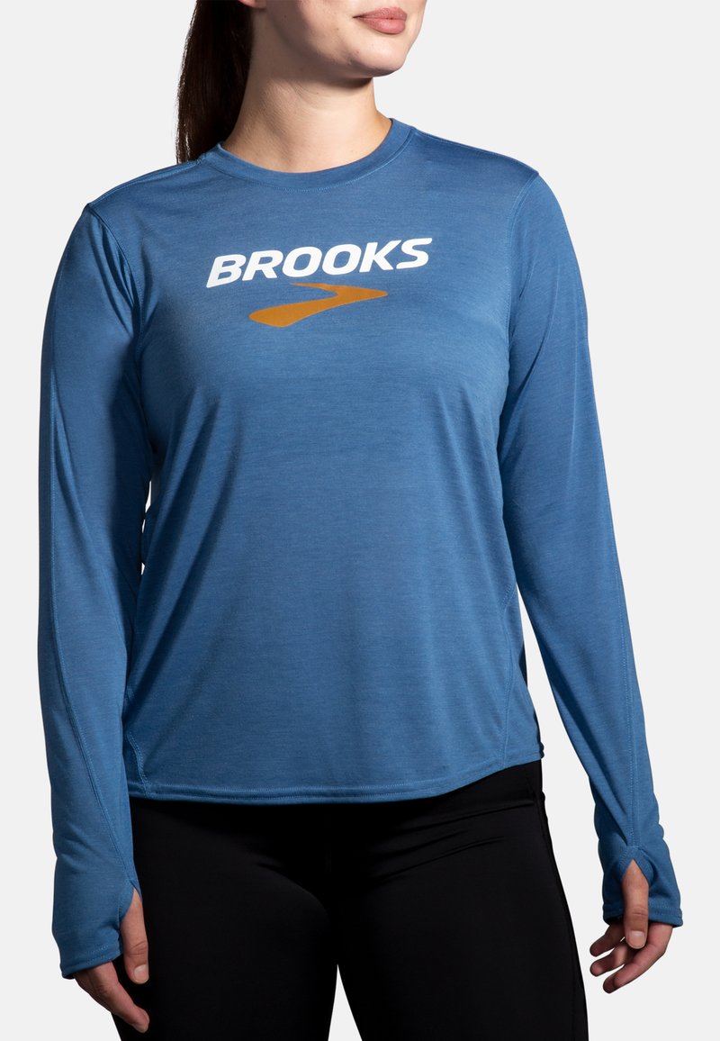Brooks Distance Graphic Long Sleeve - Pikkade varrukatega topp ...