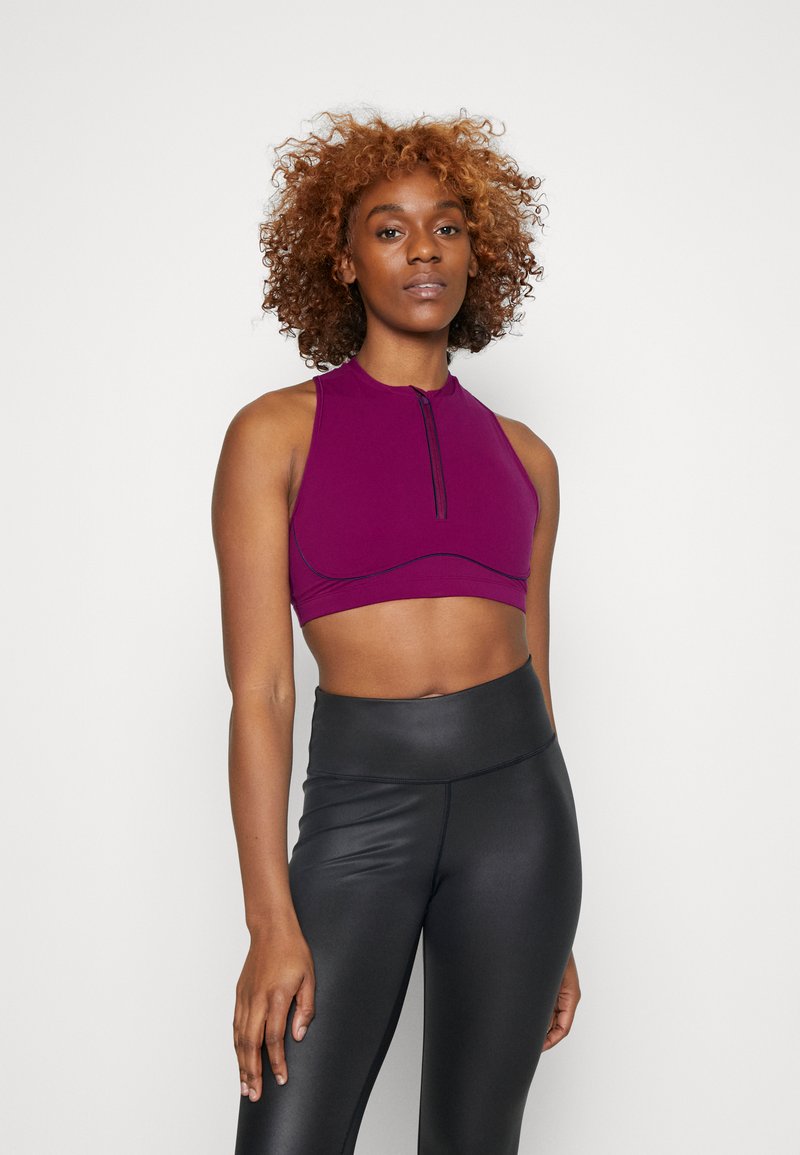 Sweaty Betty POWER CONTOUR ZIP BRA - Sport-BH mit mittlerer Stützkraft ...