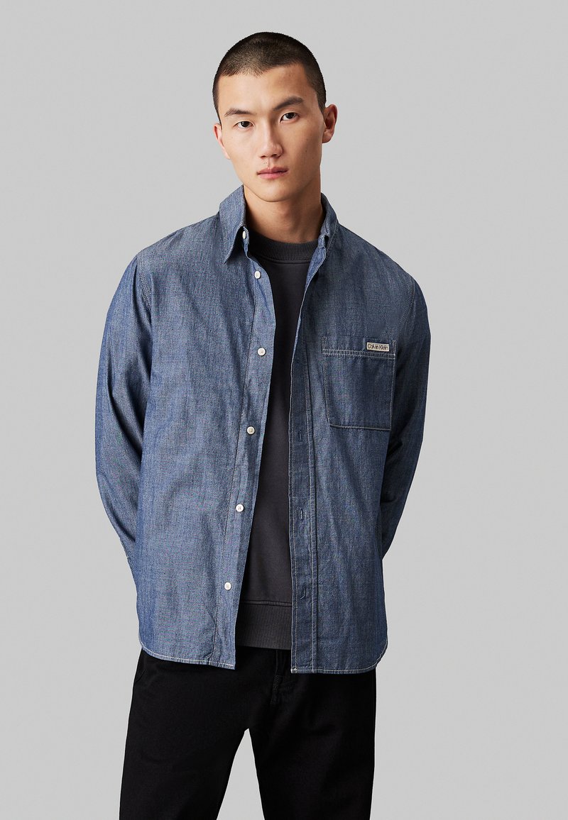 Calvin Klein Jeans Overhemd - denim light/zelfkant denim/selvage denim ...