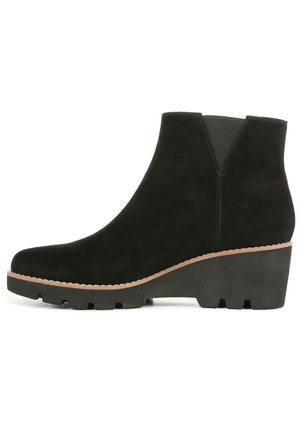 VIONIC BRIGHTON - Plateaustiefelette - black suede/schwarz - Zalando.de
