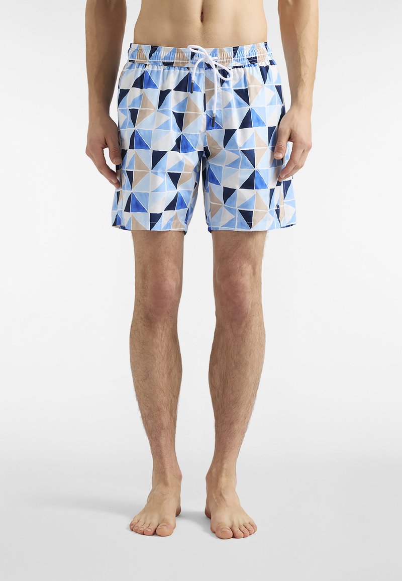 Harmont & Blaine STAMPATO - Swimming shorts - indefinito/light blue ...