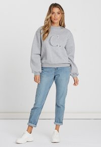 CALLI BILLIE OVERSIZED - Sweater - grey marle/grijs - Zalando.nl