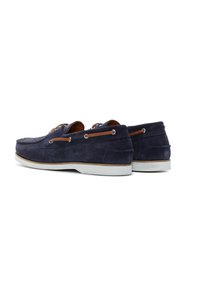 Derimod SUEDE BOAT SHOES - Bootschoenen - dark blue/donkerblauw ...