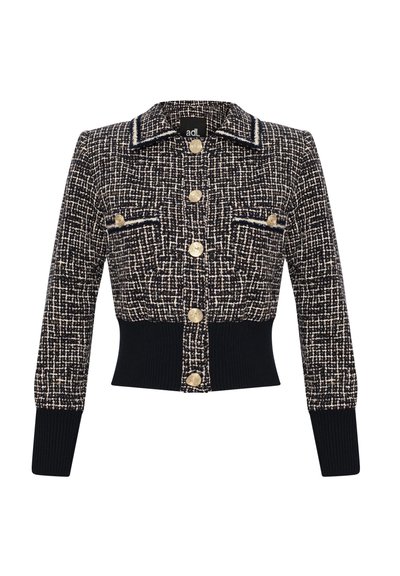 adL GARNISHED WITH POCKET FLAP - Robe chemise - printed black/noir ...