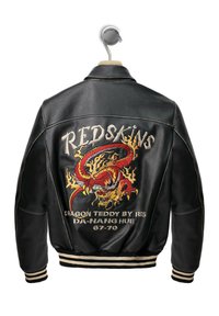 Redskins DRAGON COHIBA - Veste en cuir - noir - ZALANDO.FR