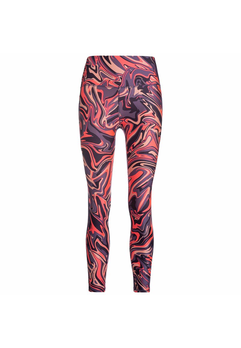 Under Armour ALL OVER PRINT ANKLE TRAININGS - Tights - posh pink white ...