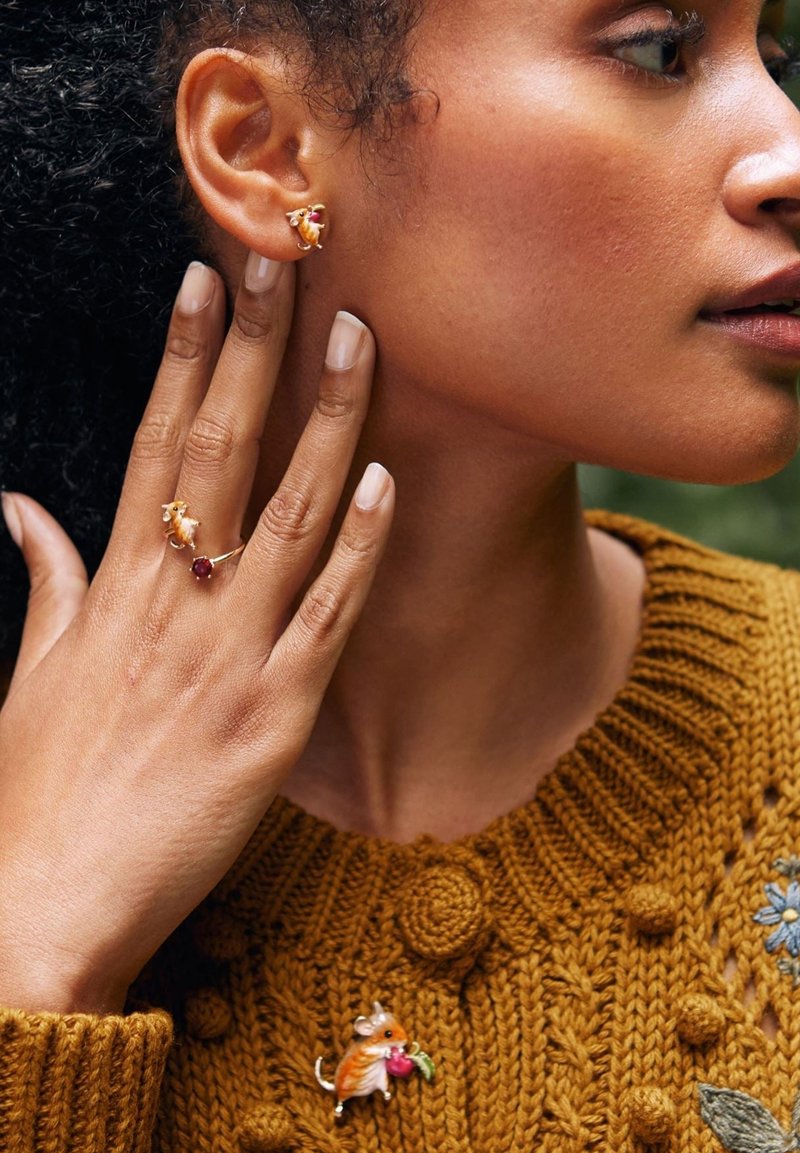 FABLE ENGLAND VOLE - Naszyjnik/pomarańczowy - Zalando.pl