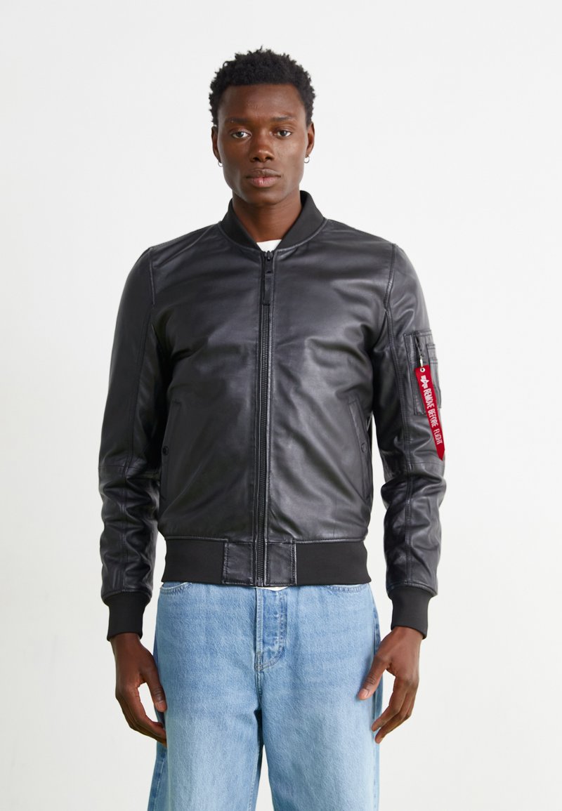 Alpha Industries Bomberjacke - black/schwarz - Zalando.de