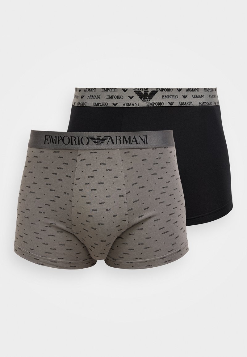 Emporio Armani PATTERN MIX PARTE BASSA TRUNK 2 PACK - Trunks - grey ...