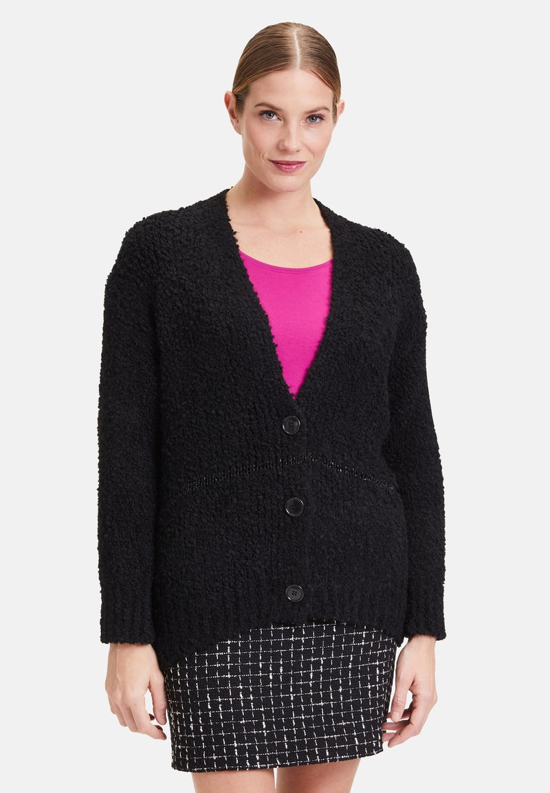 Cartoon CASUAL-MIT EFFEKTGARN - Cardigan - schwarz/black - Zalando