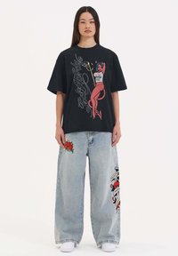 Ed Hardy DEVIL IN DETAILS - T-Shirt print - black/schwarz - Zalando.at