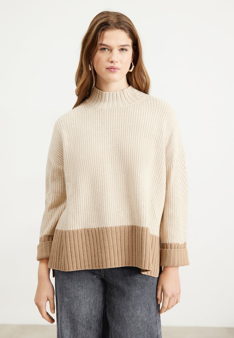 Barbour BARBOUR ELSA KNIT - Jumper - lt fawn/beige - Zalando.co.uk