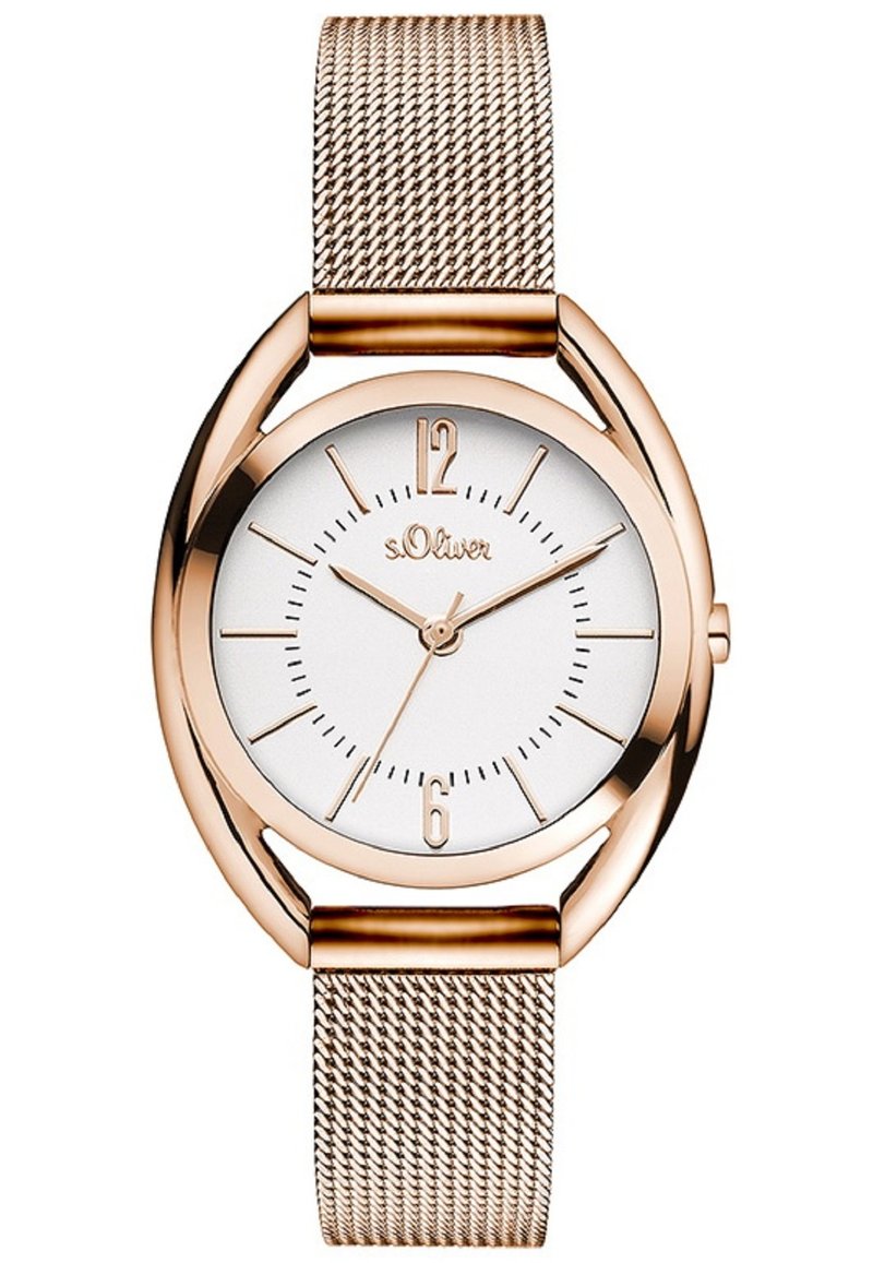 s.Oliver Horloge - rose gold-coloured/roségoudkleurig - Zalando.be