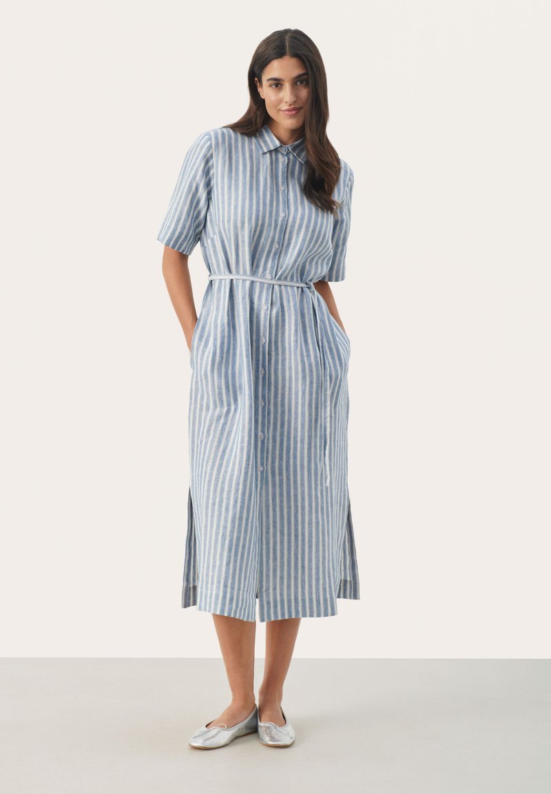 Part Two EMMALOU DR - Sukienka koszulowa/niebieski - Zalando.pl