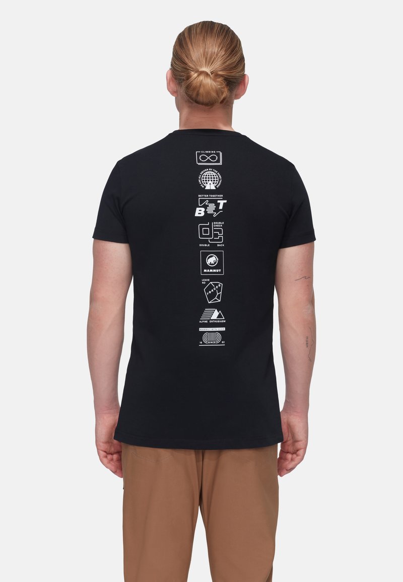 Mammut MASSONE EMBLEMS - T-Shirt print - black/schwarz - Zalando.ch