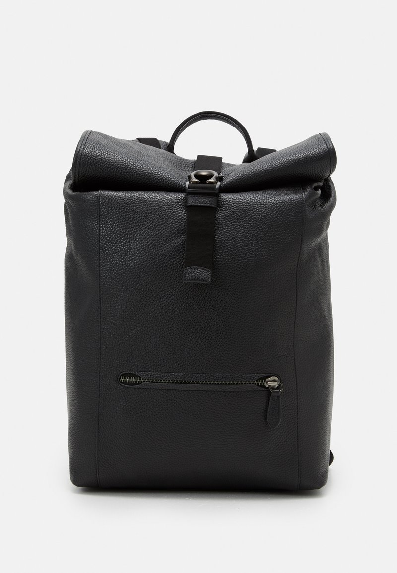 COACH BECK ROLL TOP BACKPACK IN PEBBLE UNISEX - Rucksack - black ...