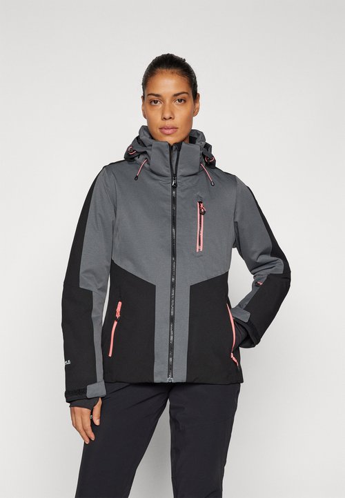 CMP WOMAN JACKET ZIP HOOD - Laskettelutakki - nero/musta - Zalando.fi