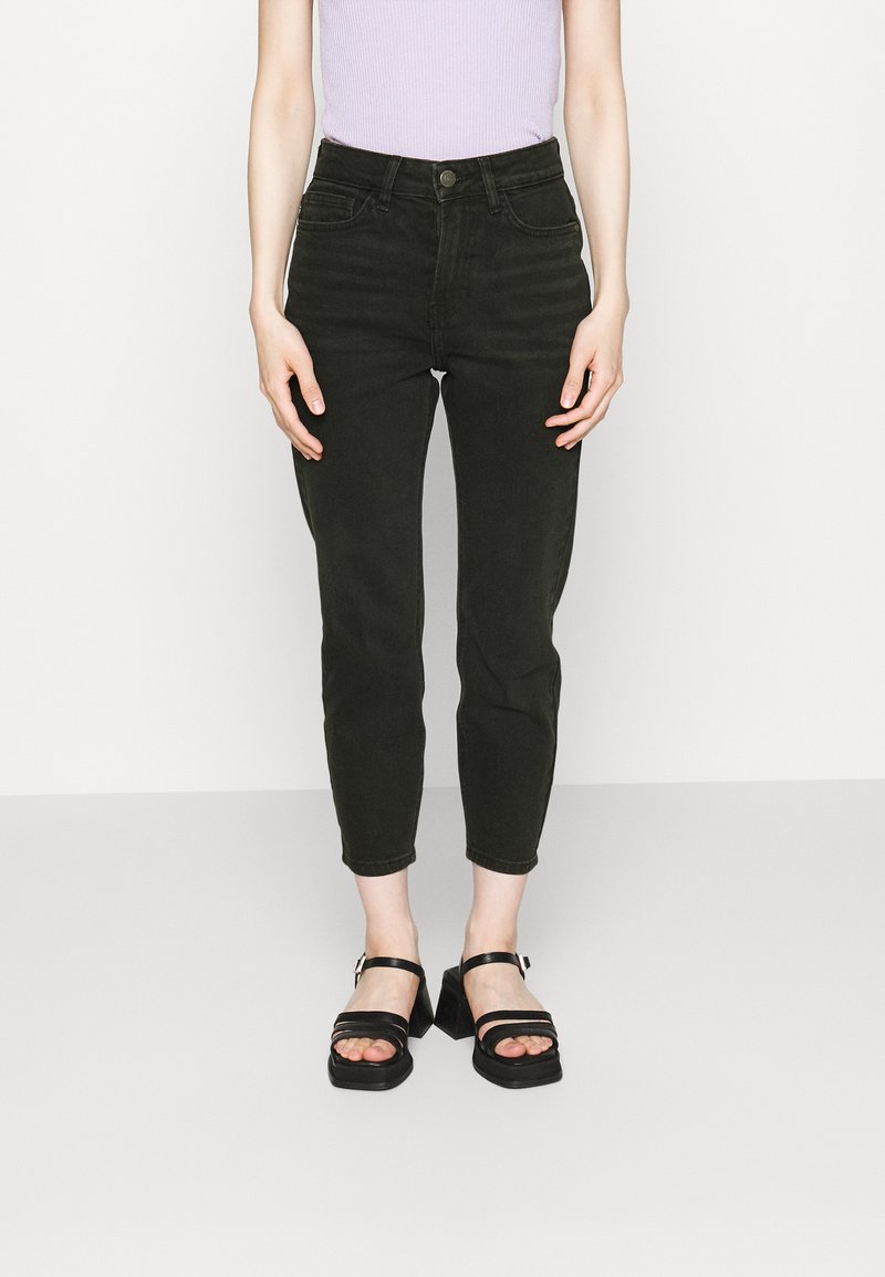Noisy May Petite NMMONI - Jeans straight leg - black/svart - Zalando.se