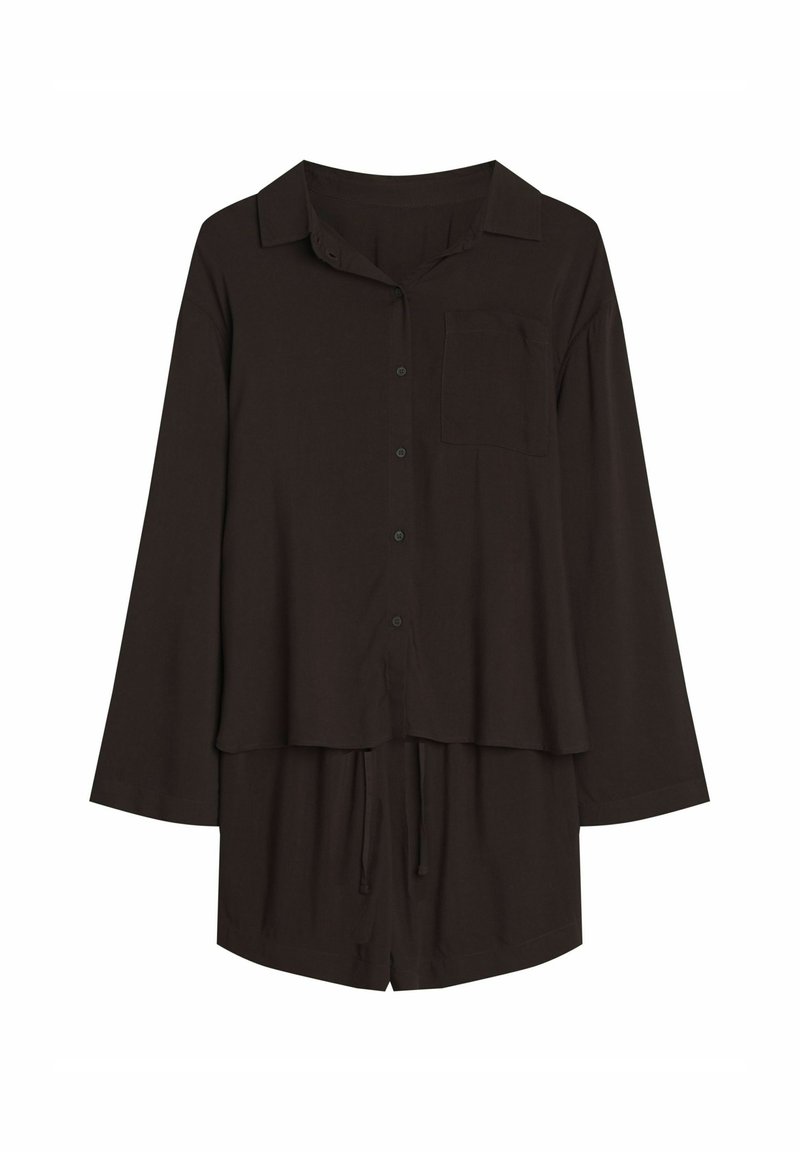 ESOTIQ CORENSO SET - Zestaw bielizny nocnej/ciemnobrązowy - Zalando.pl