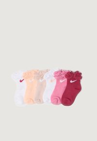 Nike Sportswear RUFFLE SOCK 6 PACK - Socken - sweet beet/mehrfarbig ...