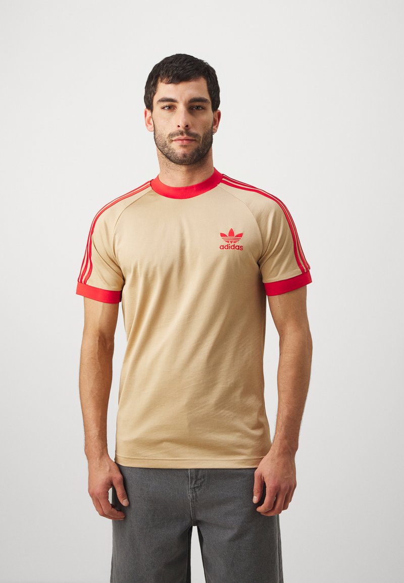 adidas Originals DAVID BECKHAM 3 STRIPES TEE - T-paita - magic beige ...