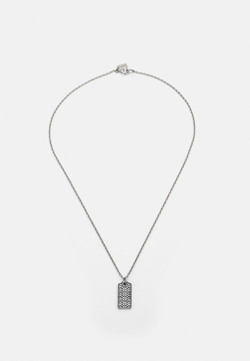 COACH MEN HANGTAG PENDANT - Ketting - silver-coloured/zilverkleurig ...