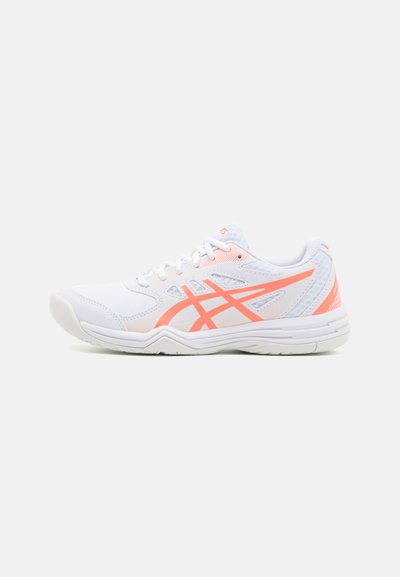 ASICS UPCOURT 5 - Volejbalové boty - white/pure silver/bílá - Zalando.cz