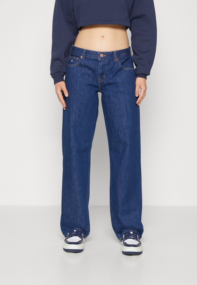 Tommy Jeans SOPHIE STRAIGHT - Džínsy s rovným strihom - denim dark ...