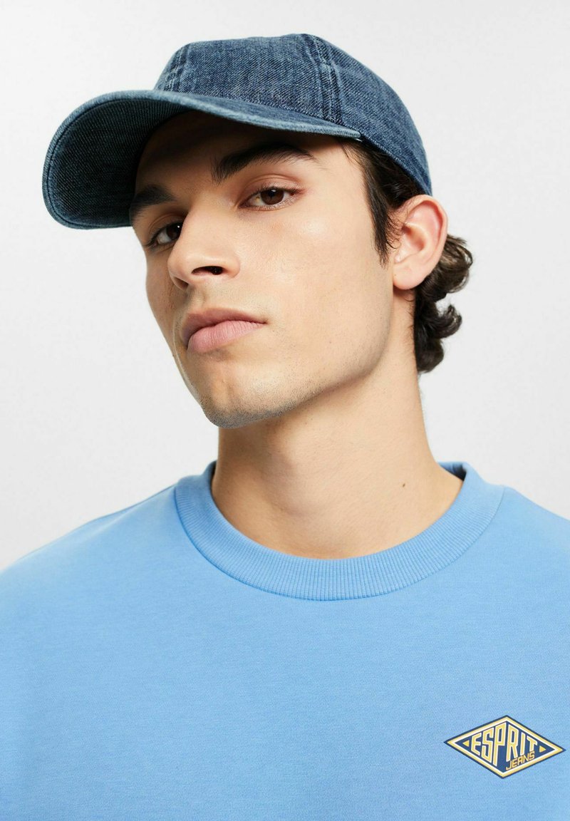 Esprit BASE AUS ACID-WASHED - Cap - navy/dunkelblau meliert - Zalando.de