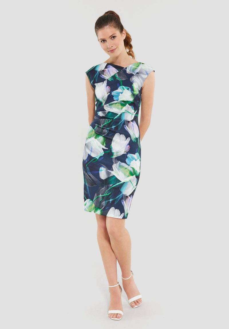 Swing Robe fourreau - navy multi/bleu marine - ZALANDO.BE