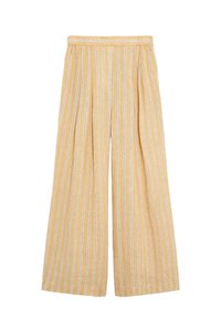 OYSHO TAILORED-FIT STRIPED - Stoffhose - yellow/gelb - Zalando.at