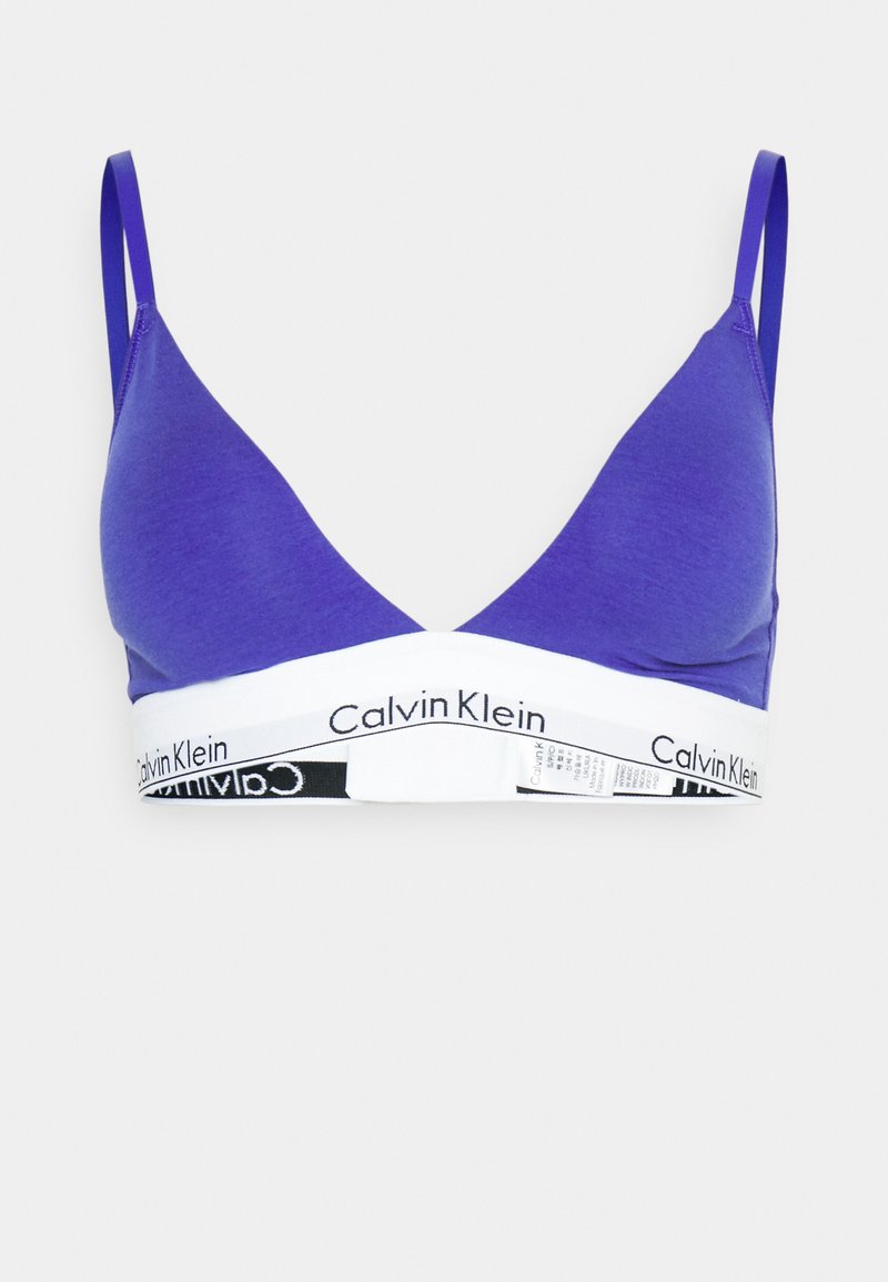 Calvin Klein Underwear Triangle bra - spectrum blue/blue - Zalando.co.uk