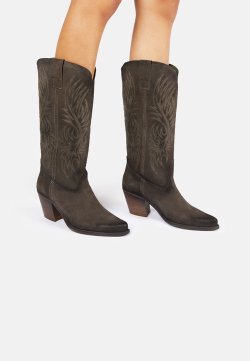 Felmini Cowboy-/Bikerboot - stone/stein - Zalando.ch