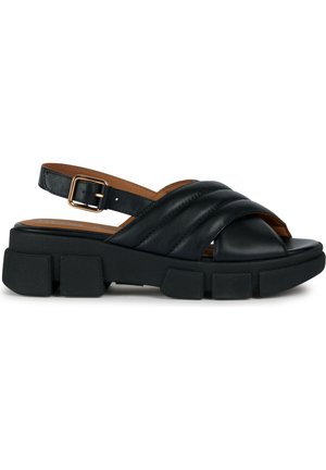 Geox D LAUDARA - Sandalias con plataforma - sand/tierra - Zalando.es