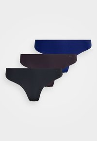 Björn Borg PERFORMANCE THONG 3 PACK - G-strenge - black/dark blue/sort - Zalando.dk