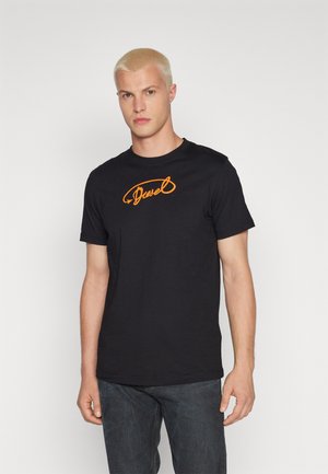 Diesel T-DIEGOR-K70 - Print T-shirt - black - Zalando.co.uk
