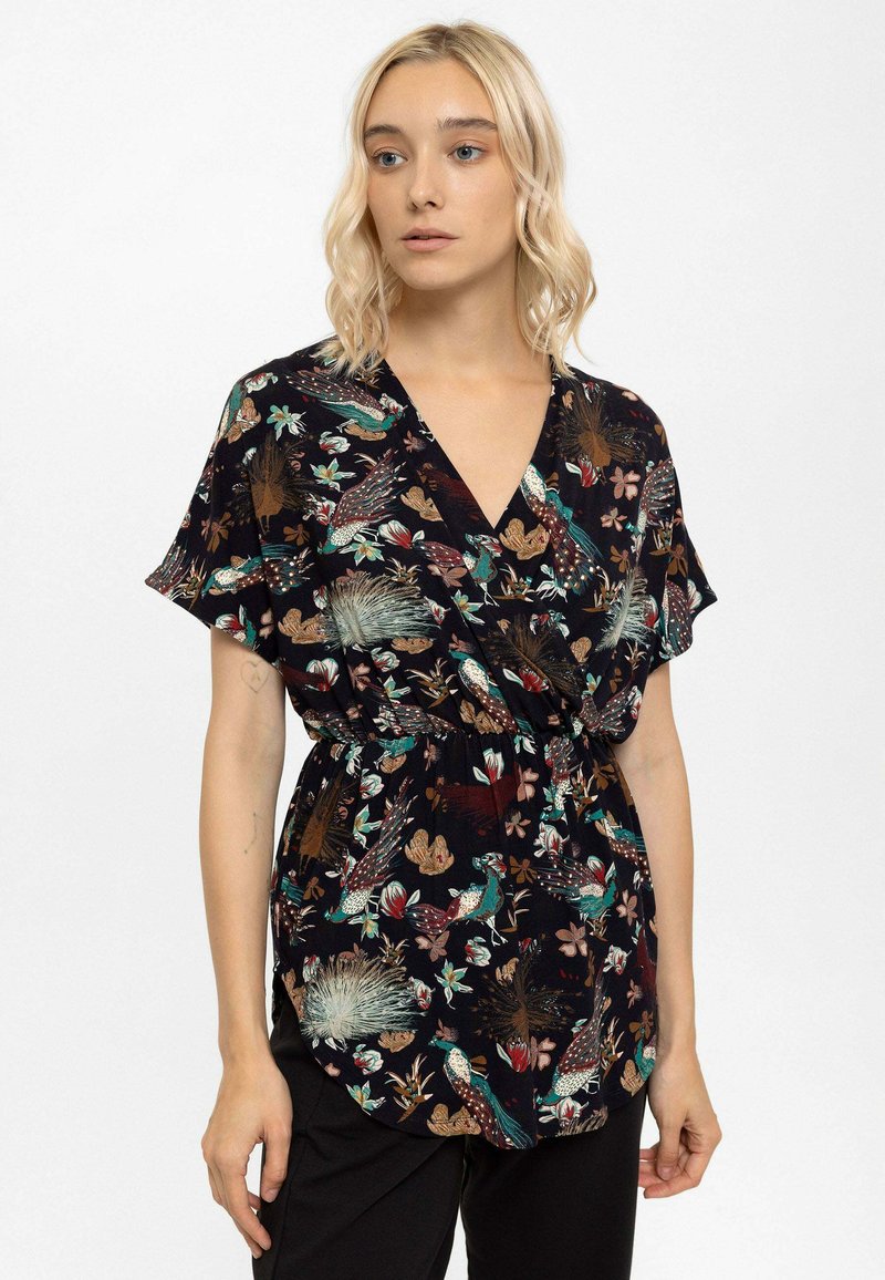 anou anou WRAP - Blouse - navy/donkerblauw - Zalando.nl