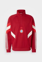 adidas Originals FC BAYERN MÜNCHEN HALFZIP - Club wear - active maroon ...