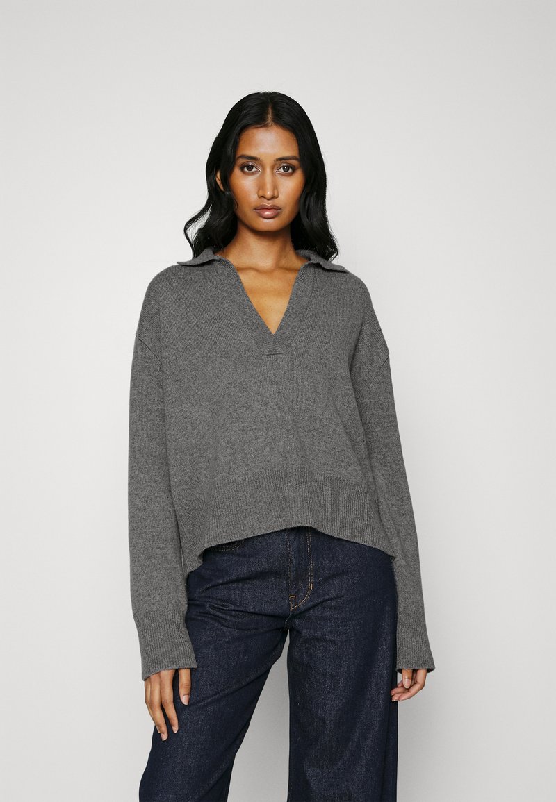 DRYKORN MONALIE - Jersey de punto - grey/gris - Zalando.es