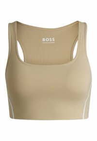 BOSS Sports bra - beige nine/beige - Zalando.co.uk