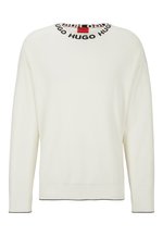 HUGO SMARLO - Jumper - open white/white - Zalando
