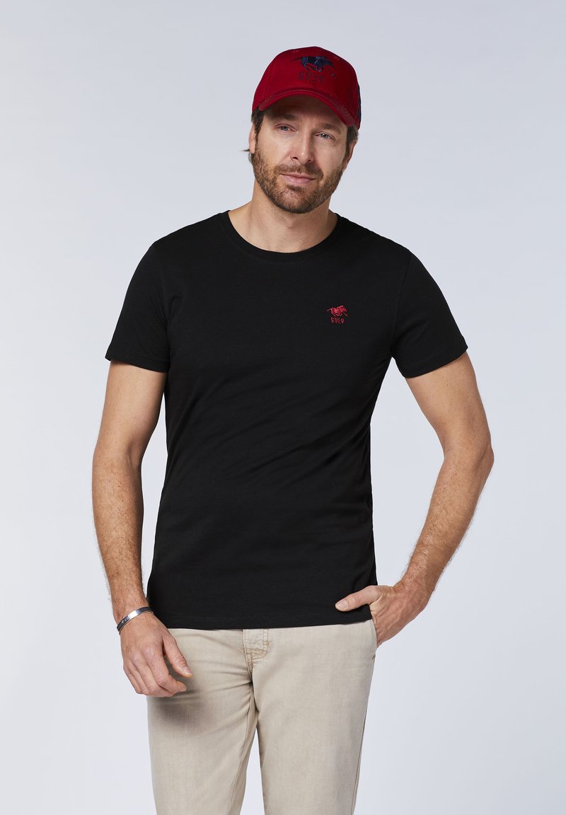 Polo Sylt T-Shirt basic - black beauty/schwarz - Zalando.de