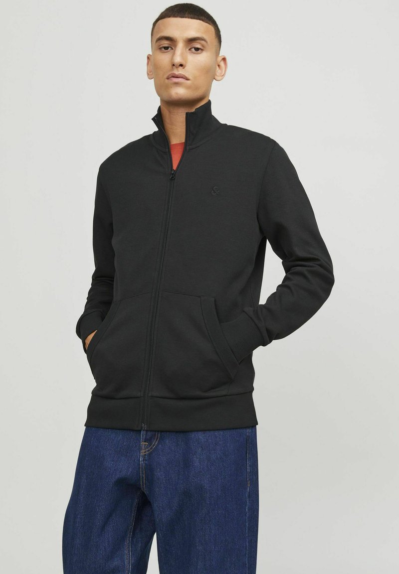 Jack And Jones Jjepaulos Sweat Zippé Black Noir Zalando Be